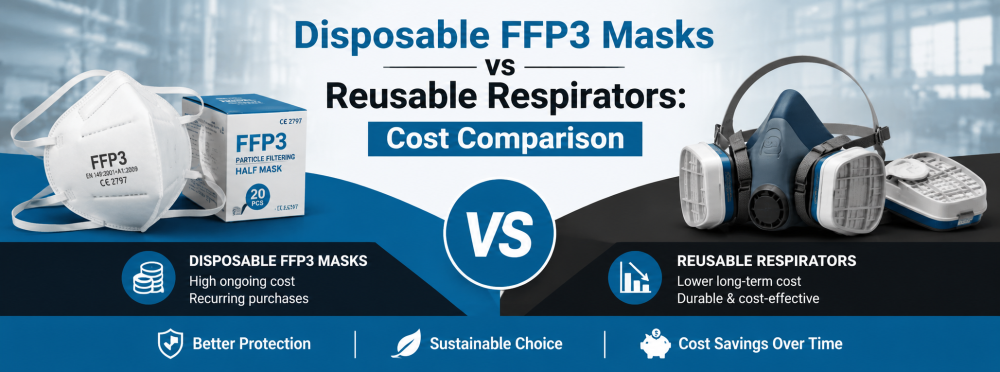 Disposable FFP3 Masks vs Reusable Respirators: Cost Comparison